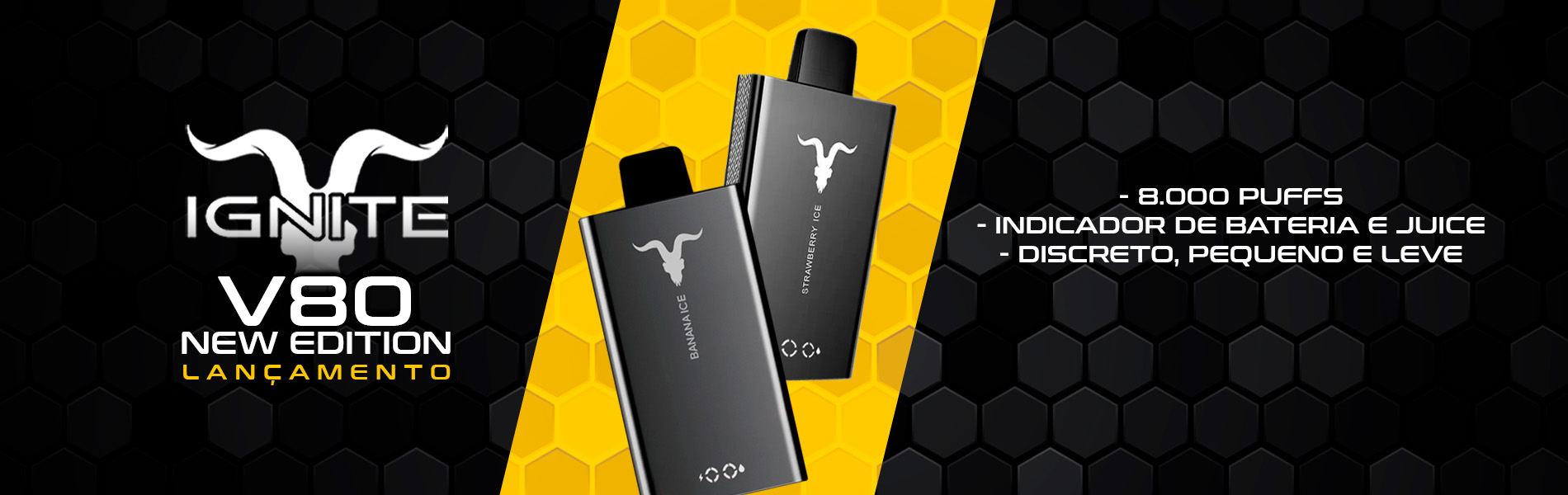 Ignite V80 Ne - New Edition - 8000 Puffs – Pod Descartável - Pineapple ...